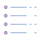 Transaction List icon in Ice Cream Style