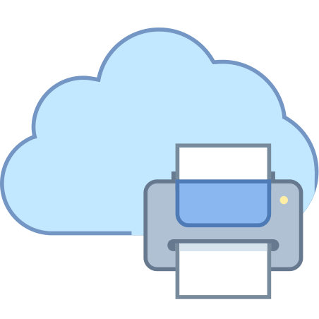Cloud Print icon in Office L Style