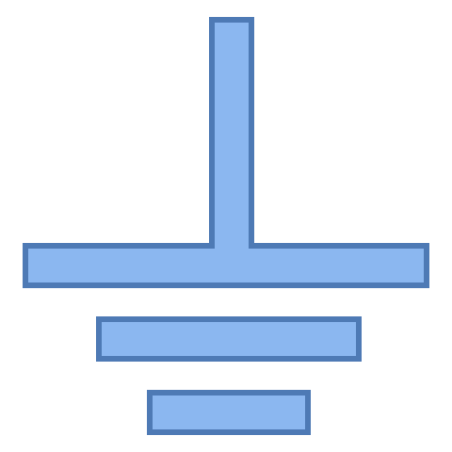 Ground Symbol icon in Office L Style