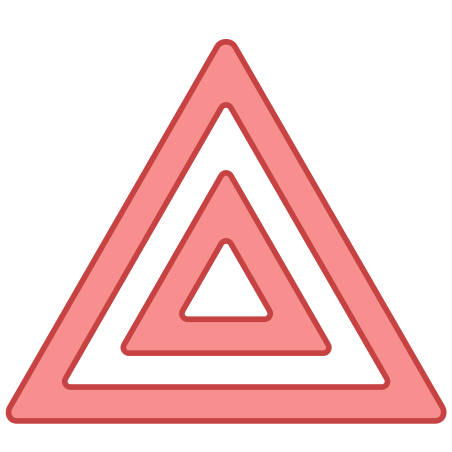 Hazard Warning Flasher icon in Office L Style