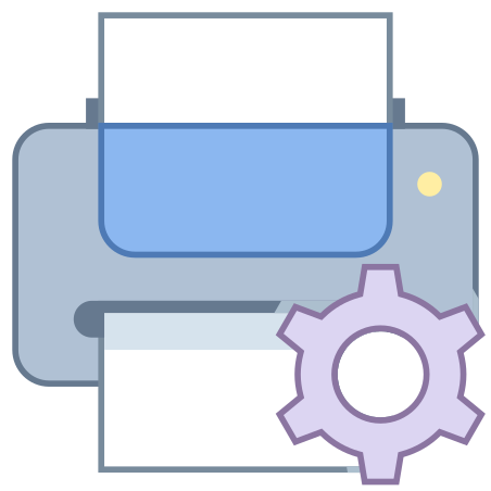 Printer Maintenance icon in Office L Style