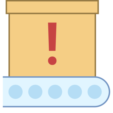 Production Failed icon in Office L Style