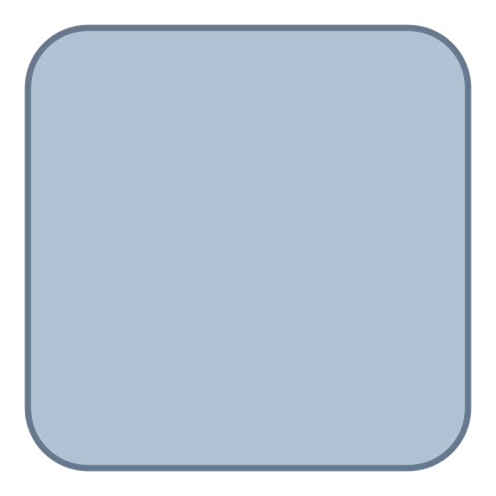 Rounded Square icon in Office L Style