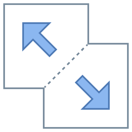 Split Files icon in Office L Style