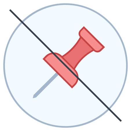 Unpin 2 icon in Office L Style