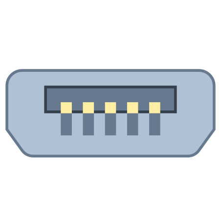 USB Micro B icon in Office L Style