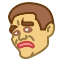 Scared Face Meme icon in Office S Style
