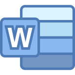 Microsoft Word 2019 icon in Office S Style