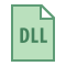 DLL icon in Cute Outline Style