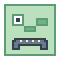 Minecraft Zombie icon in iOS Style
