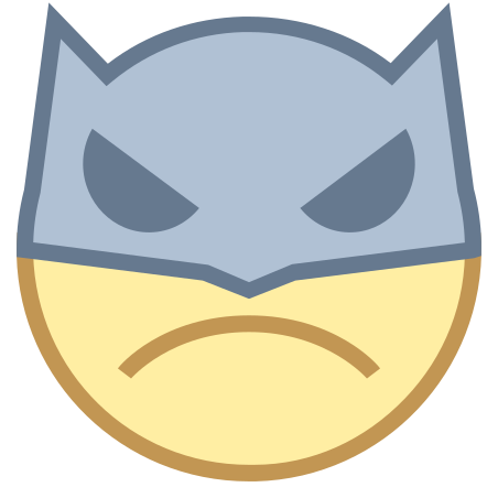 Batman Emoji icon in Office S Style