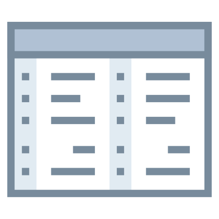 Cashbook icon in Office S Style