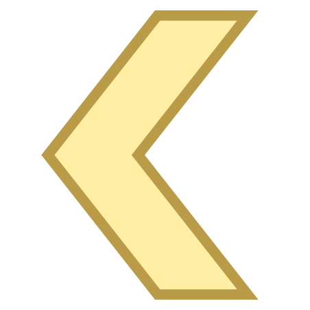 Chevron Left icon in Office S Style