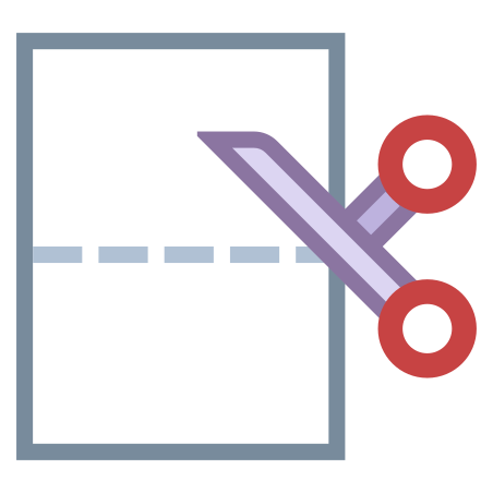 Cut Paper icon in Office S Style