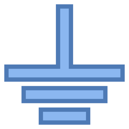 Ground Symbol icon in Office S Style