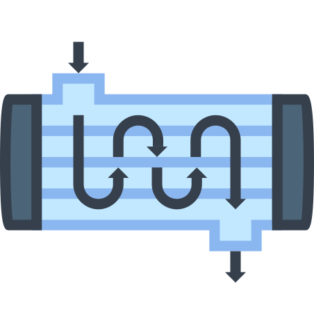 Shell and Tube Heat Exchanger icon in Office S Style