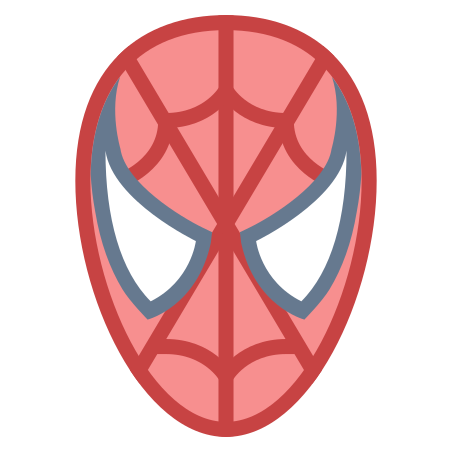Spider-Man Head icon in Office S Style
