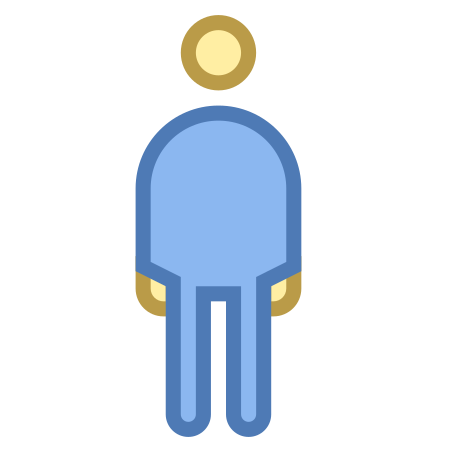 Standing Man icon in Office S Style