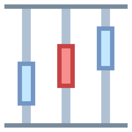 Vertical Timeline icon in Office S Style