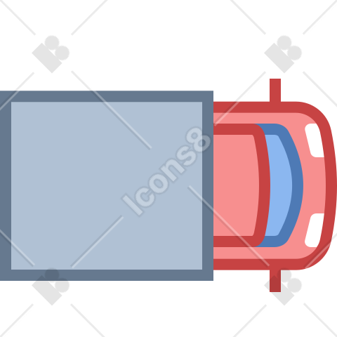 Truck Top View Png