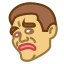 Scared Face Meme icon in Office S Style