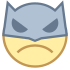 Batman Emoji icon in Office S Style