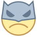 Batman Emoji icon in Office S Style