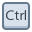 Ctrl icon in Cute Outline Style
