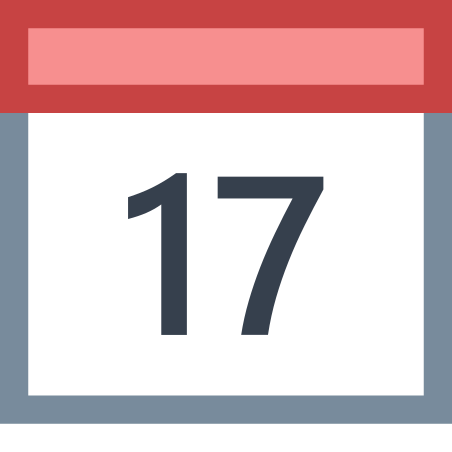 Calendar 17 icon in Office XS Style