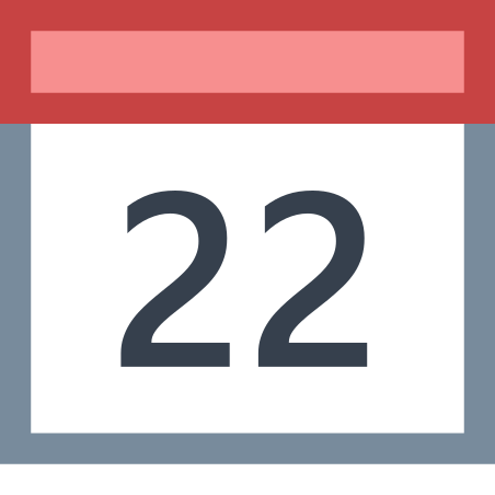 Calendar 22 icon in Office XS Style