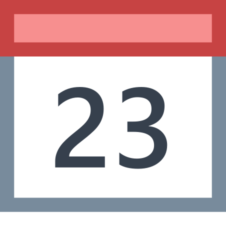 Calendar 23 icon in Office XS Style