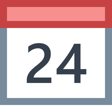 Calendar 24 icon in Office XS Style