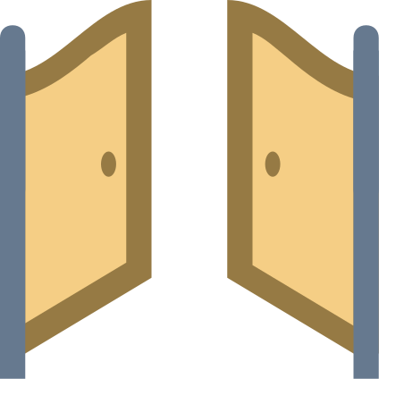 Front Gate Open icon in Office XS Style