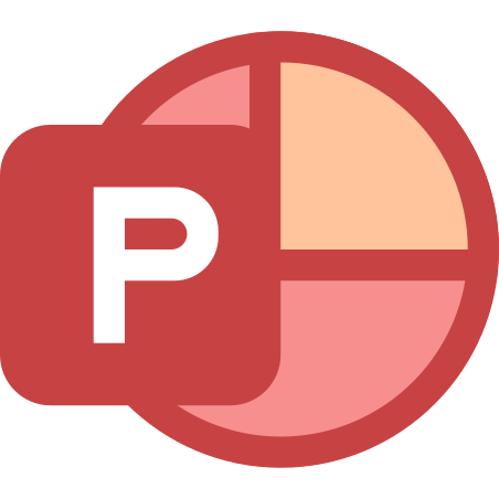 Microsoft PowerPoint 2019 icon in Office XS Style