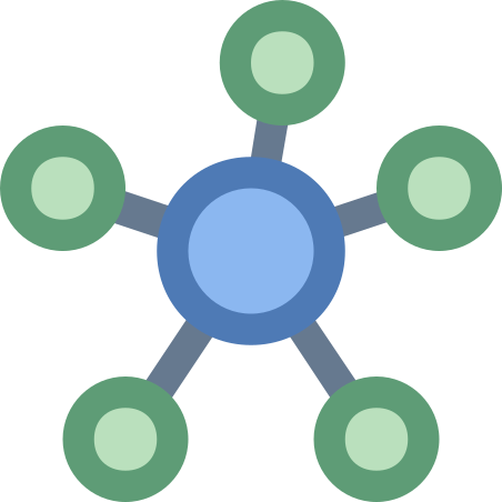 Mind Map icon in Office XS Style