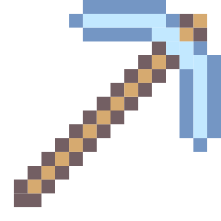 Minecraft Pickaxe icon in Office XS Style