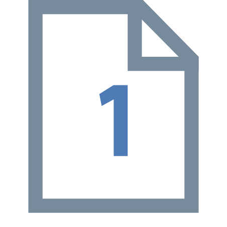 One Page icon in Office XS Style