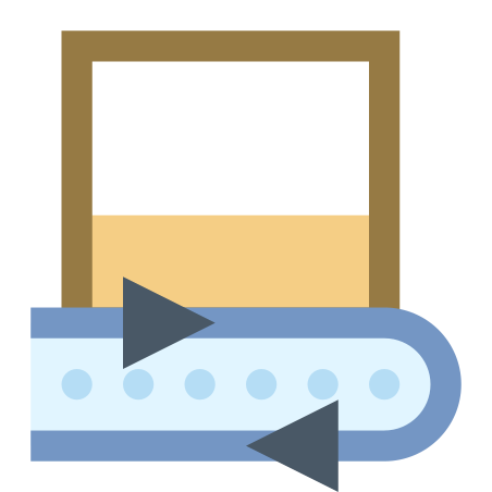 Production Rework In Progress icon in Office XS Style
