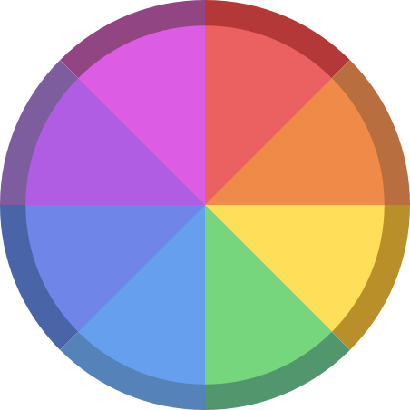RGB Color Wheel icon in Office XS Style