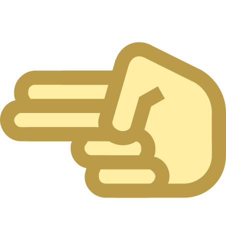 Sign Language H icon in Office XS Style