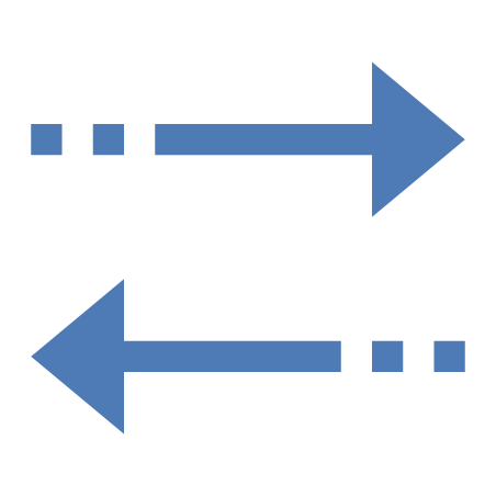 Sorting Arrows Horizontal icon in Office XS Style