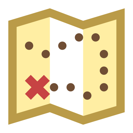 Treasure Map icon in Office XS Style