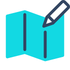 Map Editing icon in Parakeet Style