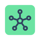 Hub icon in Parakeet Style