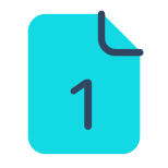 One Page icon in Parakeet Style