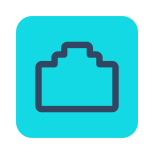 Wired Network icon in Parakeet Style