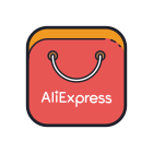 AliExpress icon in Color Hand Drawn Style