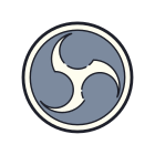 OBS Studio icon in Color Hand Drawn Style