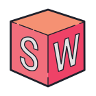 SolidWorks icon in Color Hand Drawn Style