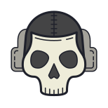 Call Of Duty Warzone icon in Color Hand Drawn Style